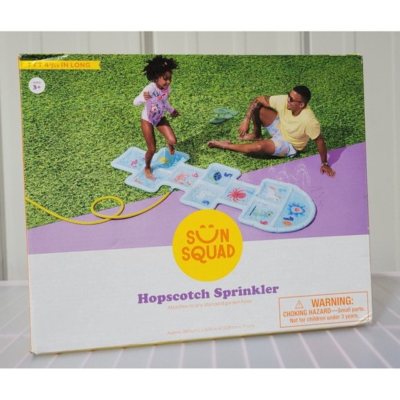 Sun Squad | Games | Sun Squad Inflatable Hopscotch Sprinkler W Sea ...
